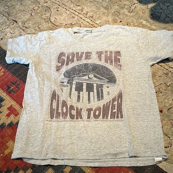 Shirts & Tops | Back To The Future Graytshirt Save The Clock Tower ...